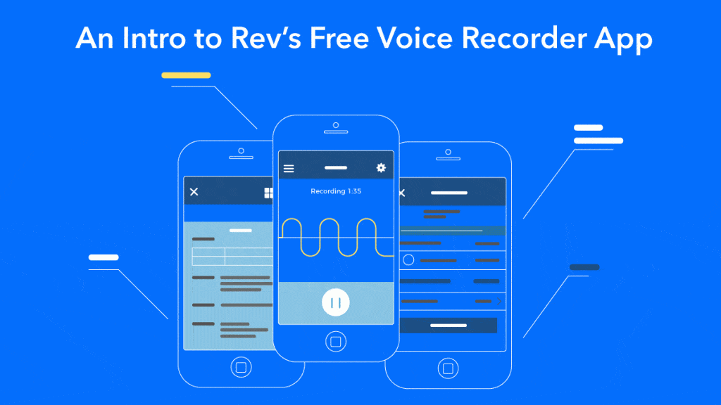 Rev的免费录音机App - Rev