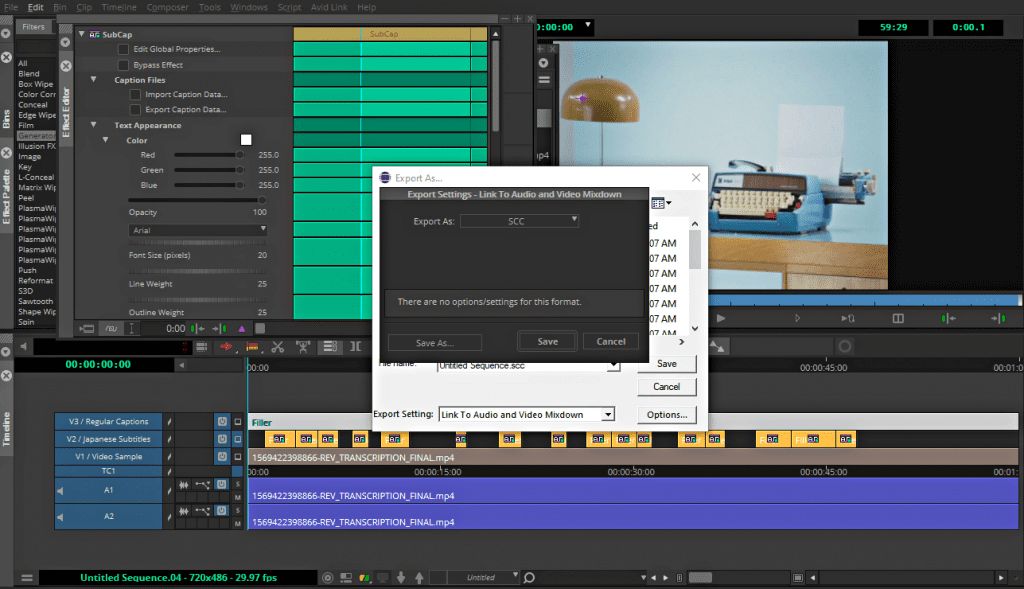 如何添加标题和字幕在Avid媒体作曲家| Rev