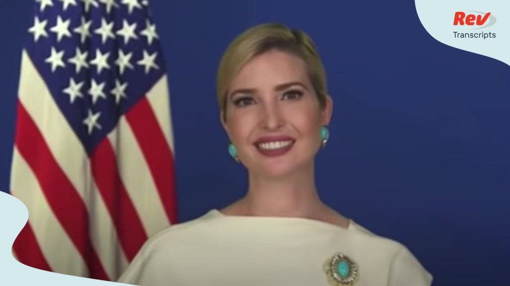Ivanka Trump Commencement Speech Transcript for Class of 2020 | Rev