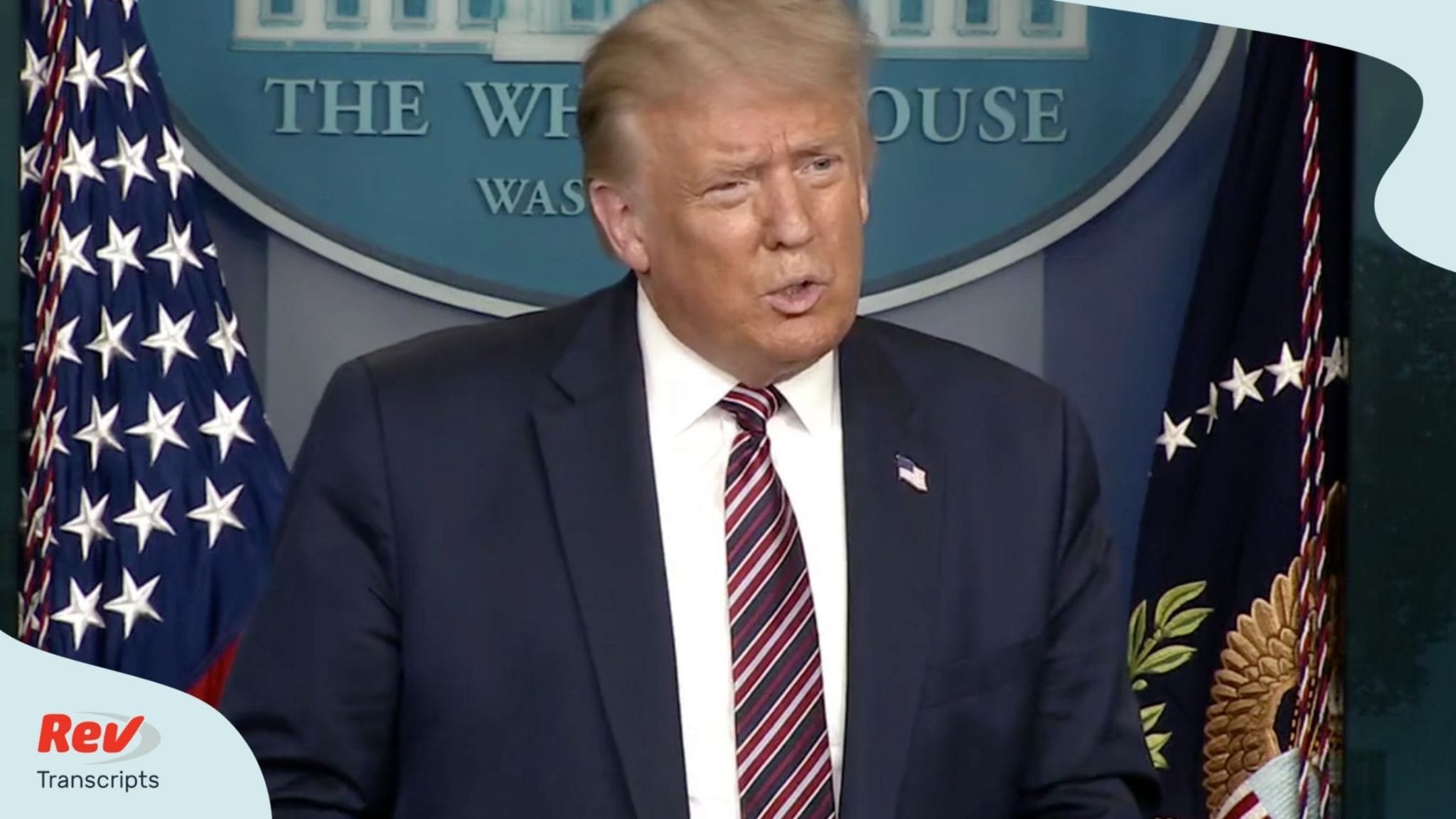 Donald Trump Coronavirus Task Force Press Conference Transcript August ...