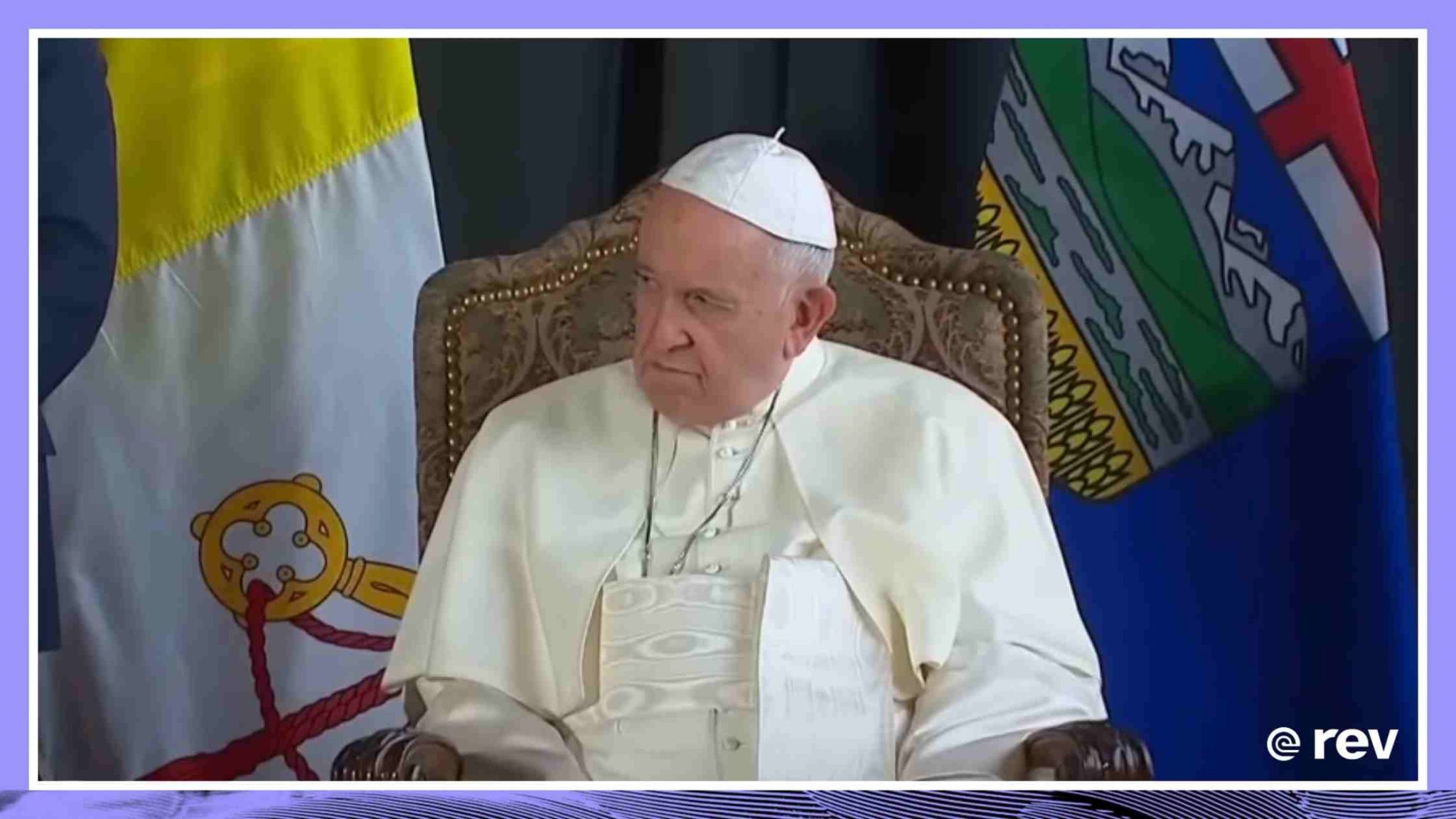 Pope Visits Canada, Apologizing For The Church’s Indigenous Abuse ...