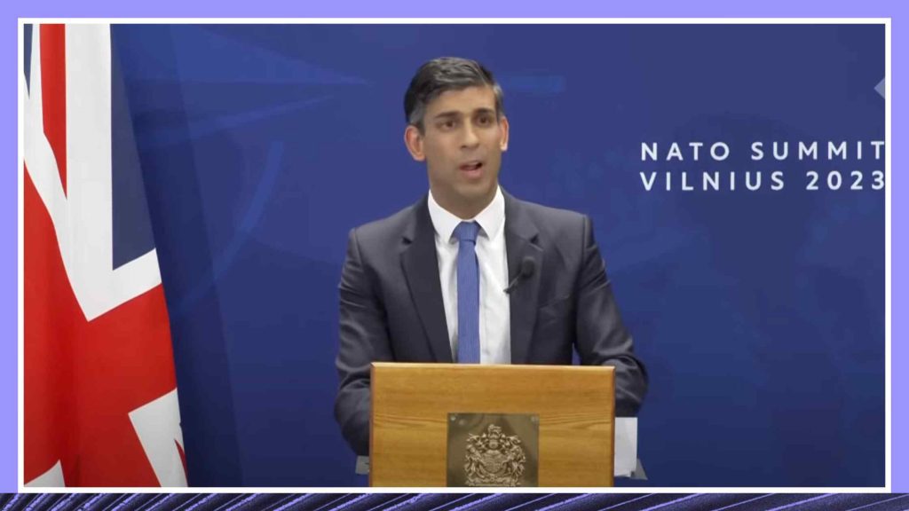 Rishi Sunak Press Conference at NATO Summit Transcript | Rev