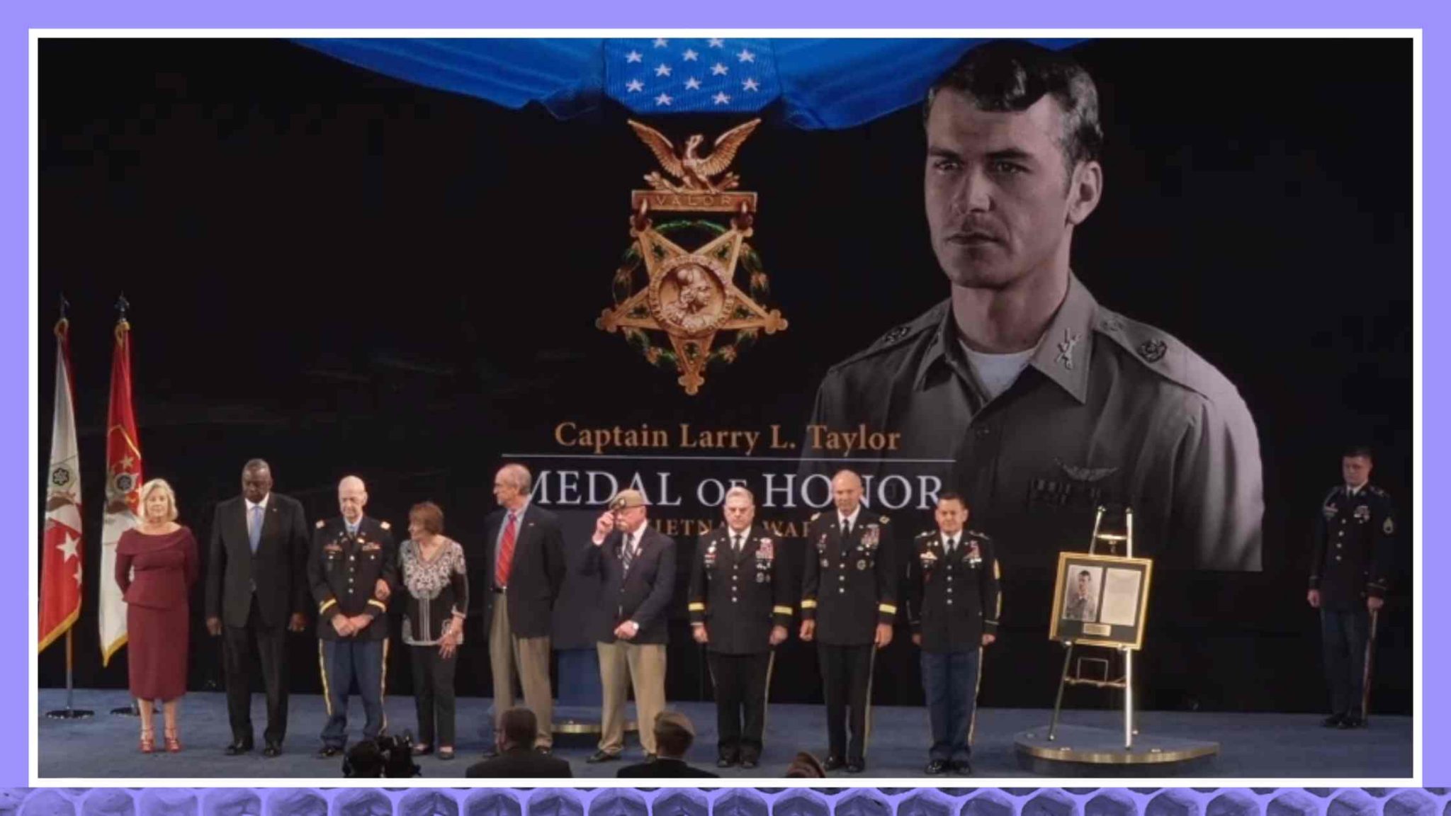 Medal Of Honor Recipient Captain Larry L. Taylor Is Inducted Into The ...